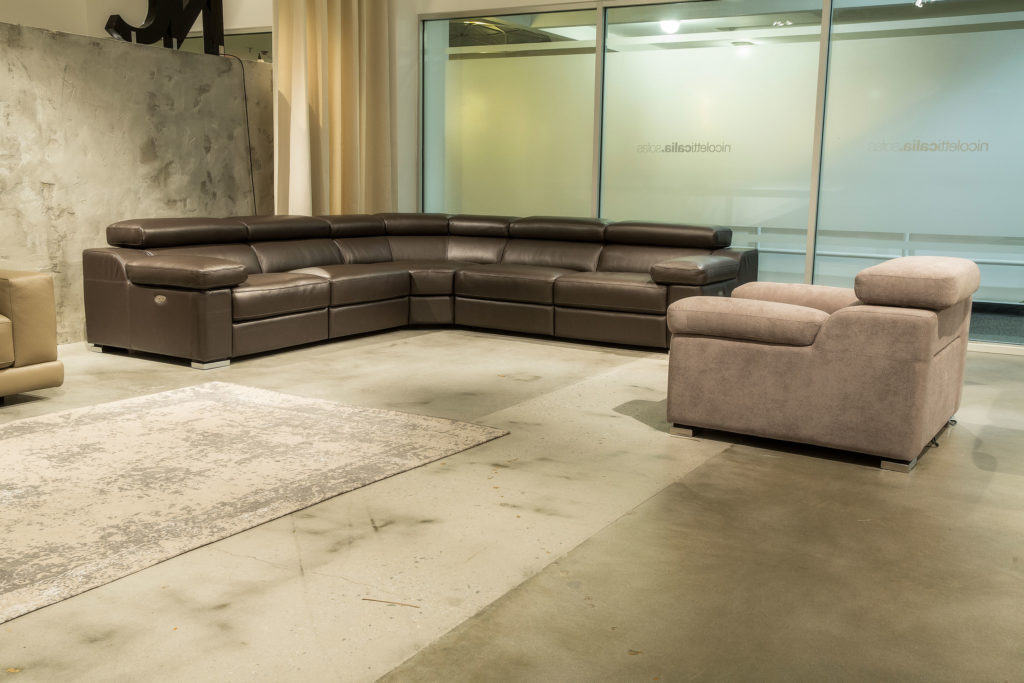 DIV-Rebecca Reclining Leather Sectional by Nicoletti (Italy) – matisseco